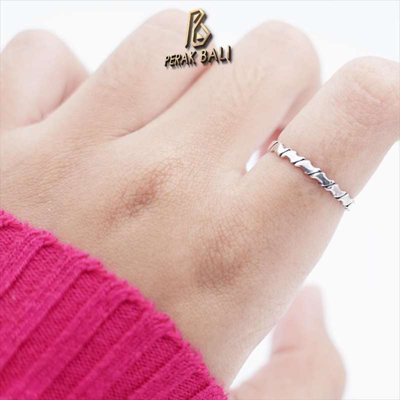 Jual Cincin Perak Bali Asli 925 Wanita Cincin Silver Plintir Flatchio ...