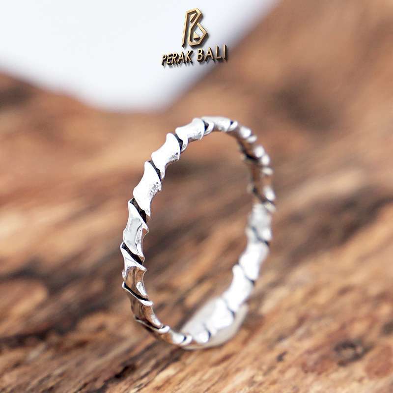 Jual Cincin Perak Bali Asli 925 Wanita Cincin Silver Plintir Flatchio ...
