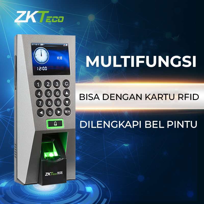 Jual Zkteco F18 Mesin Absensi Fingerprint | Mesin Absen Sidik Jari ...