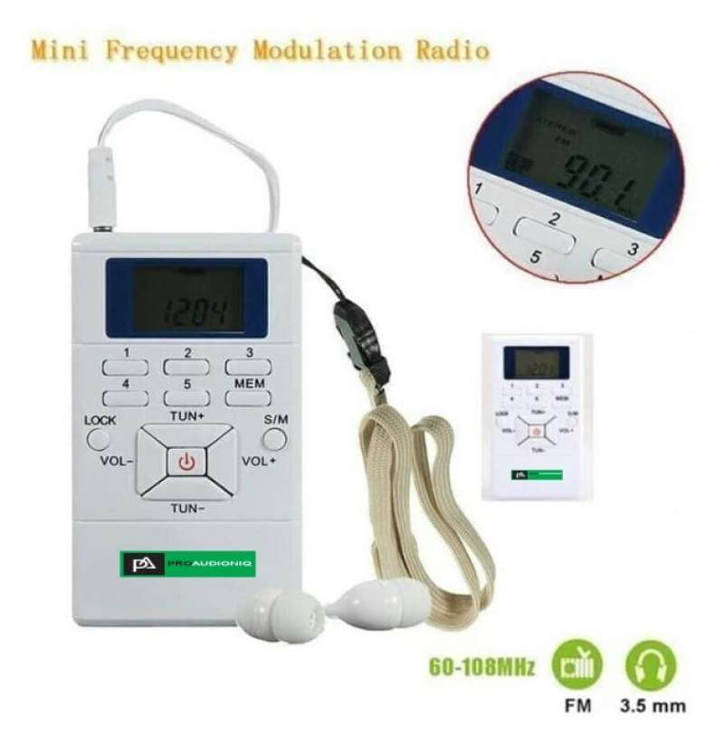 Jual Radio Tour Guide System Fm Digital Receiver - Pro Audioniq Pa ...