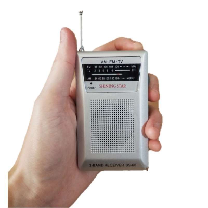 Jual Radio Fm Am Shining Star Mini Portable Radio Ss 60 Free Earphone - Esa89 Di Seller Circlet ...