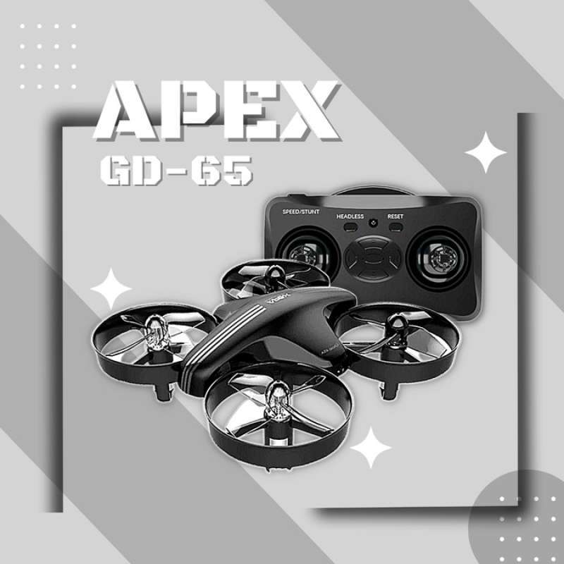 Jual Racing Drone Apex Gd-65 Mini Drone Green And Yellow Original Di ...