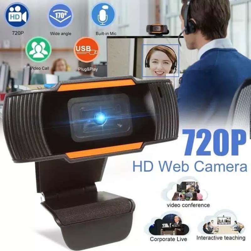 Promo Webcam 720p Hd Autofocus Camera Live Streaming Zoom Pc Laptop Desktop Diskon 23% Di Seller ...