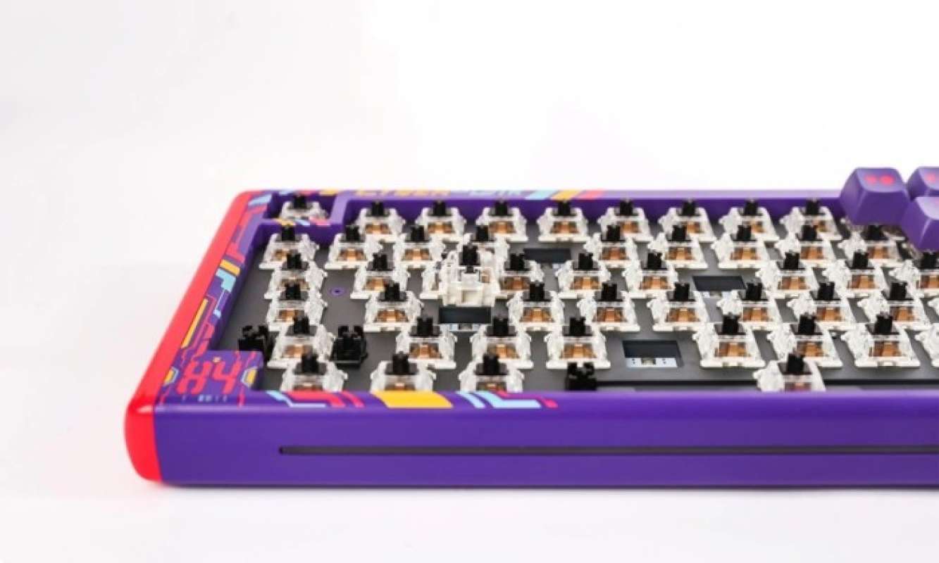 Promo Dustsilver Cyberpunk Rgb Tkl Hotswap Wireless Gaming Keyboard ...