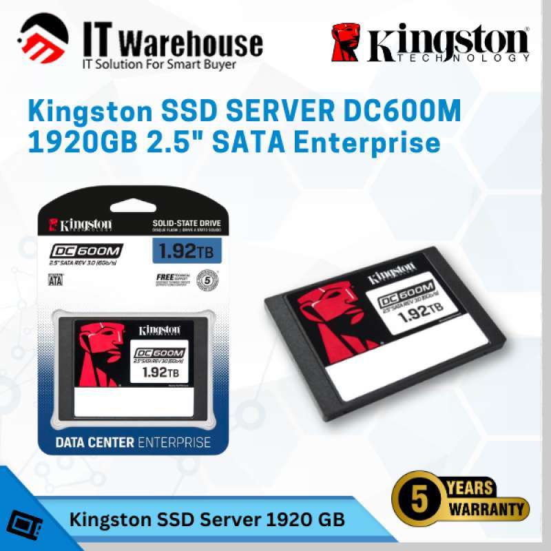 Promo Kingston Ssd Server Dc600m 1920gb 2.5 Sata Enterprise Diskon 11% ...