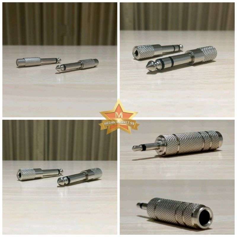 Jual Sambungan Socket Besi Jack Akai/mini/ Rca/ Mono/ Stereo/ Konverter ...