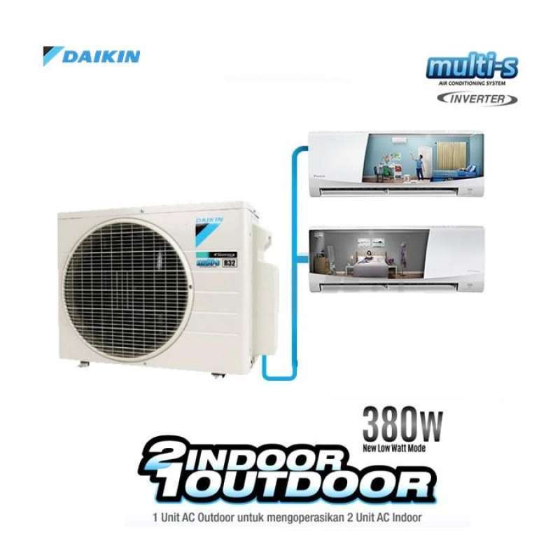 Jual Ac Multi Split Daikin Inverter 1.5pk + 1.5pk Mkc50 (35+35) Di ...