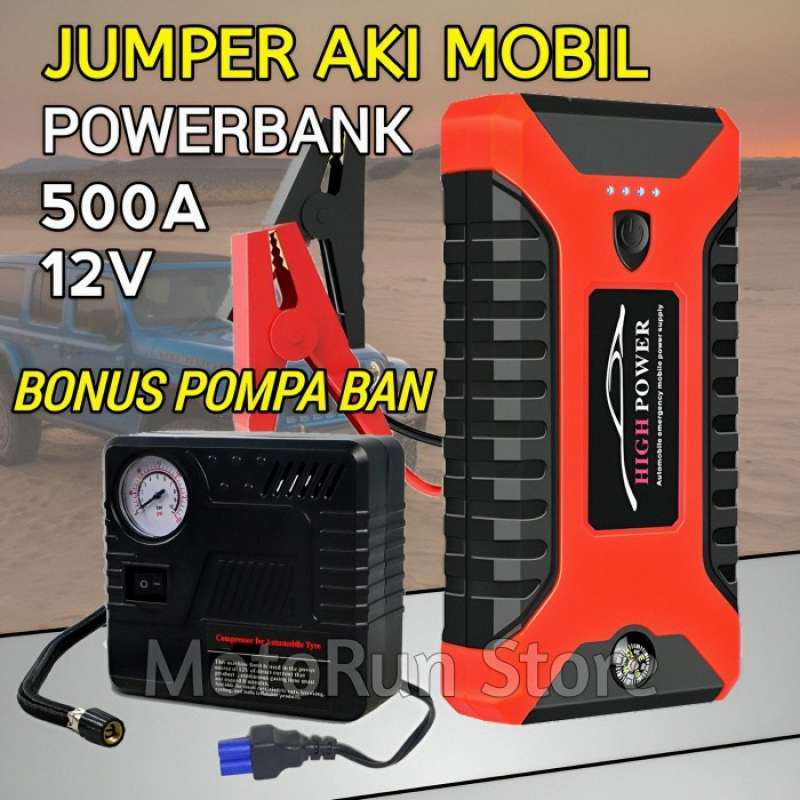 Promo Powerbank 99800mah Jumper Aki Jump Starter Mobil 4 Port Usb 12v ...