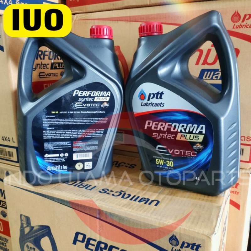 Promo Oli Bensin Ptt Lubricants Performa Synthetic Plus 5w30 Api Sp [4 ...