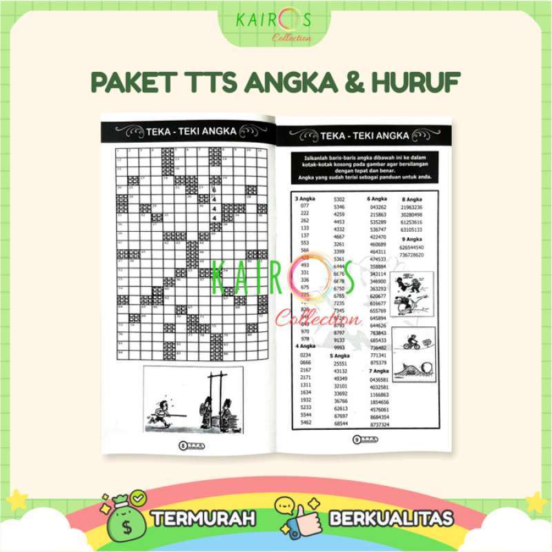 Jual Paket Hemat Tts Angka Dan Tts Huruf Teka Teki Silang - Tts Angka ...