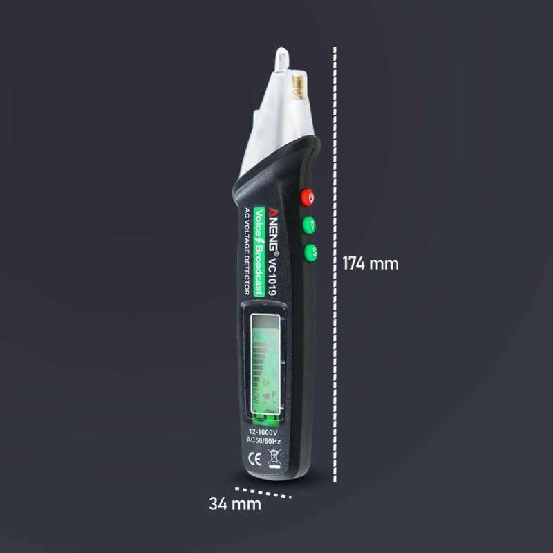 Jual Tespen Digital Multimeter Ncv Voice Broadcast 12-1000v Vc1019 ...