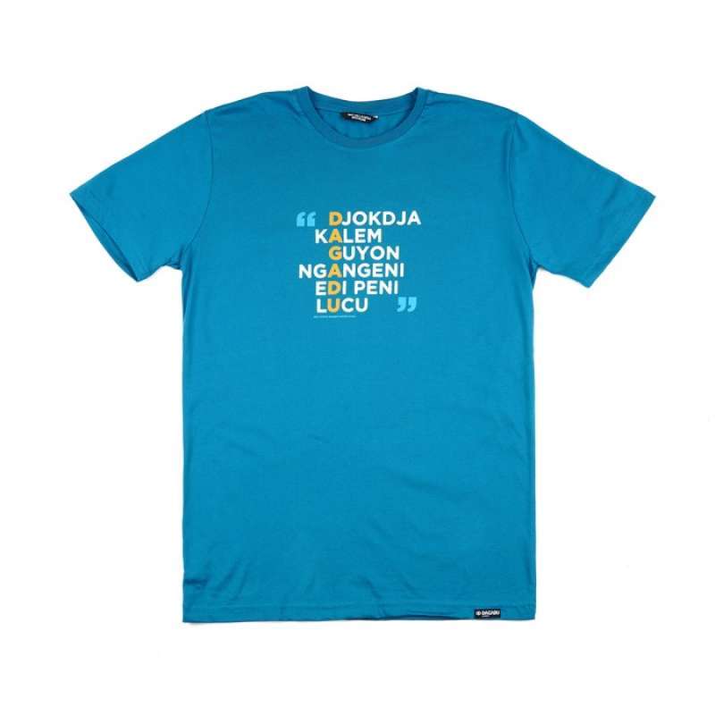 Jual Kaos Dagadu Original Lengan Panjang Pendek Dagakronim - Teal - Xl ...