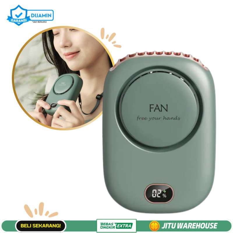 Promo Kipas Angin Mini Portable Model Gantung Leher Fan Mudah Dibawa ...