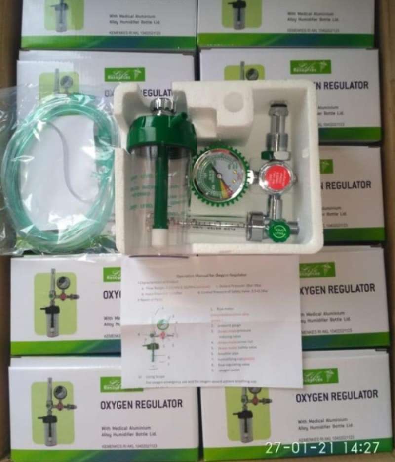 Promo Regulator Oksigen Life Resources Alat Pernafasan / Regulator ...