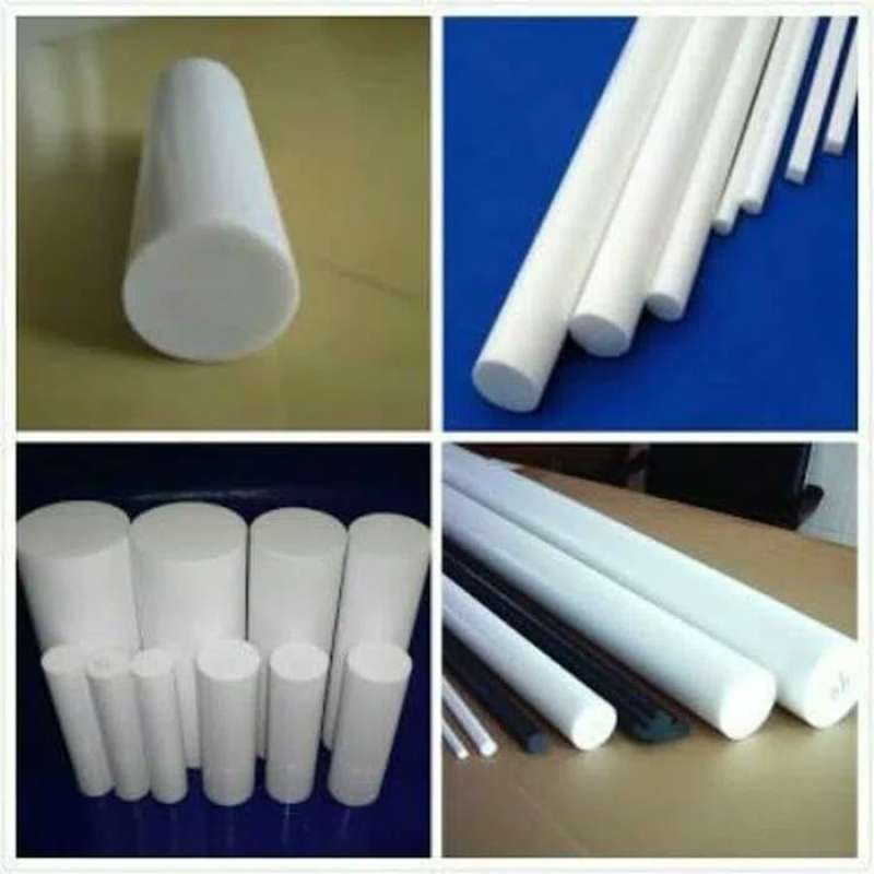 Promo Teflon Batangan / As Teflon / Teflon Rod Ptfe 100 Mm X 30 Cm ...