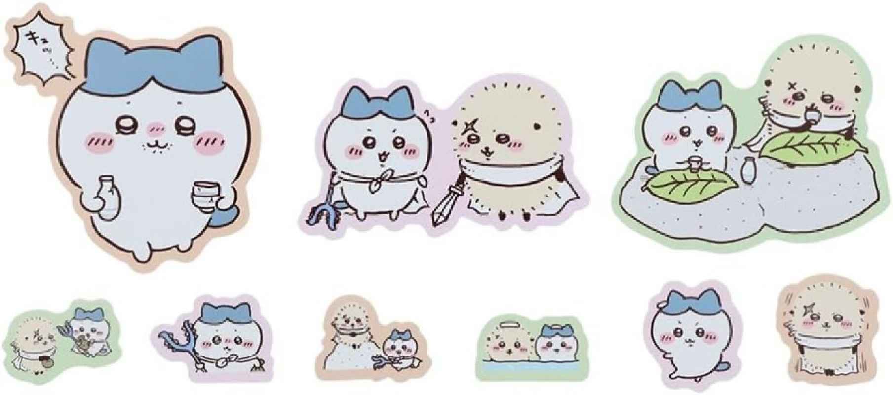 Jual Sticker Piece Seal Chiikawa Hachiware Usagi Momonga 18 Pieces ...