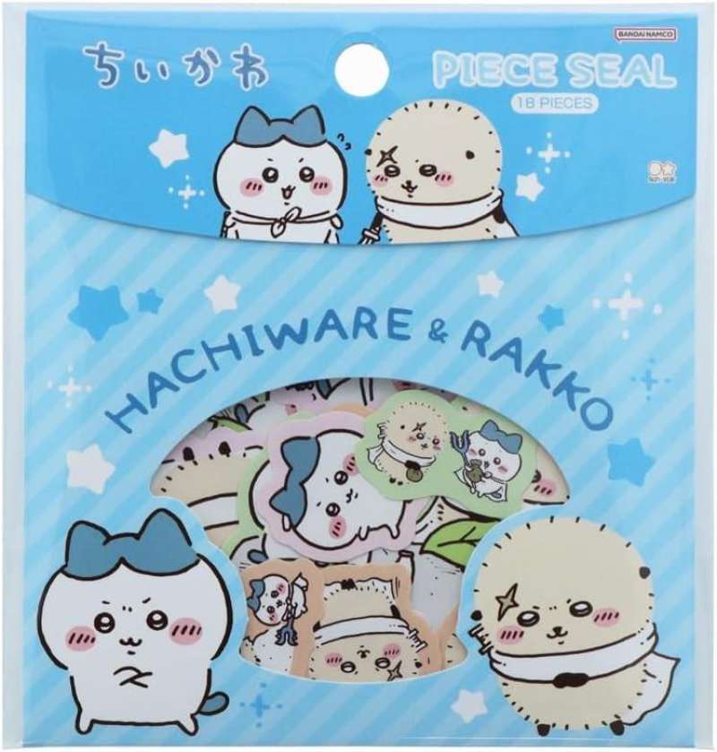 Jual Sticker Piece Seal Chiikawa Hachiware Usagi Momonga 18 Pieces ...