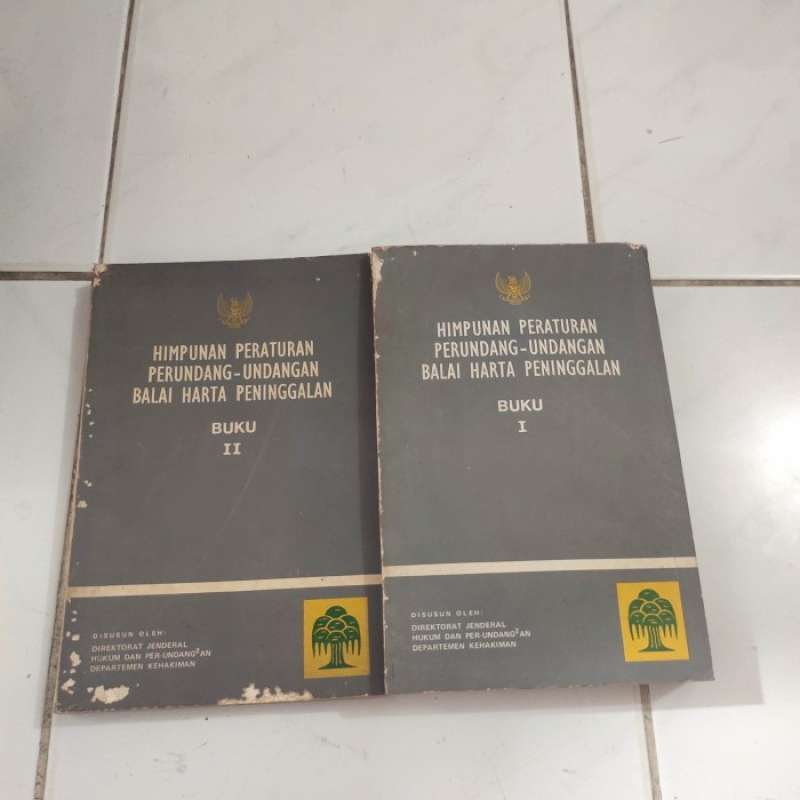 Jual Himpunan Peraturan Perundang-undangan Balai Harta Peninggalan 1-2 Di Seller Regstore ...