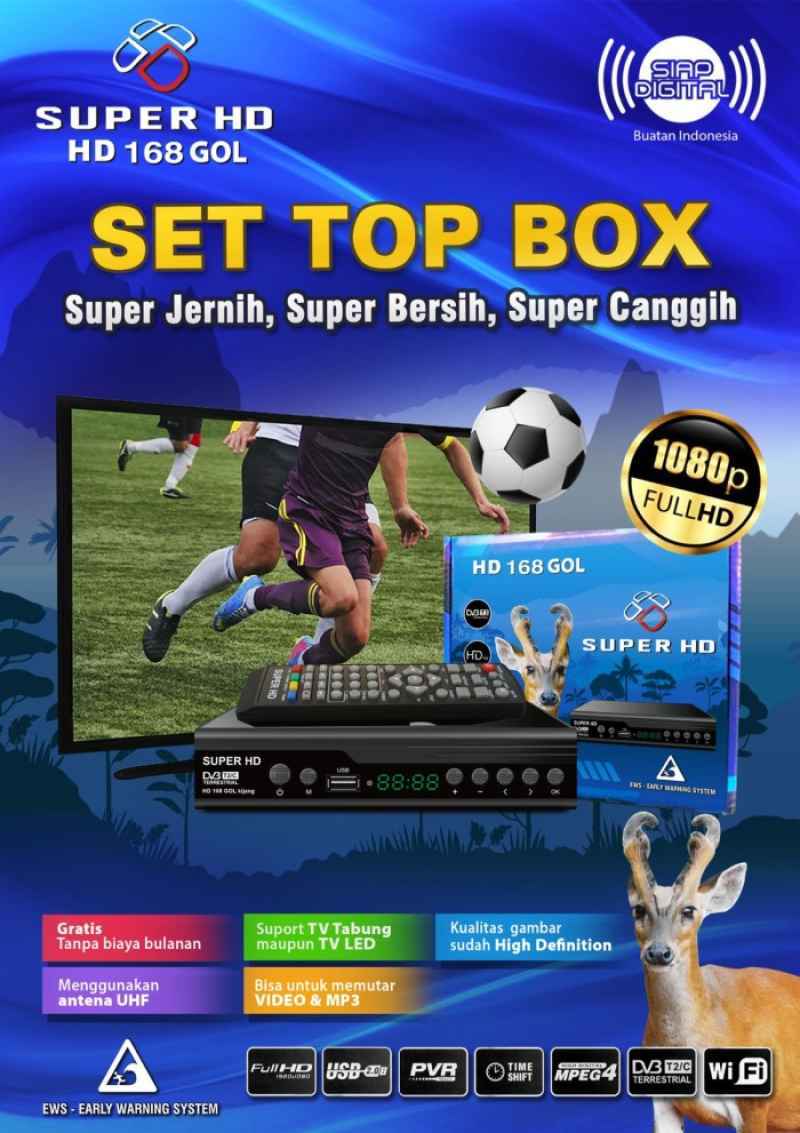 Promo Set Top Box Stb Tv Digital Dvb T2 Gardiner Optussat 168 Superhd Terbaru Diskon 32% Di ...