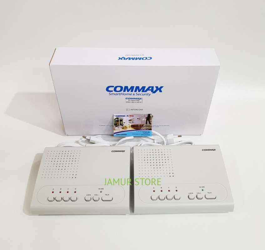 Promo Intercom Wireless Commax Wi-4c (putih) -3 Pcs New Diskon 6% Di ...