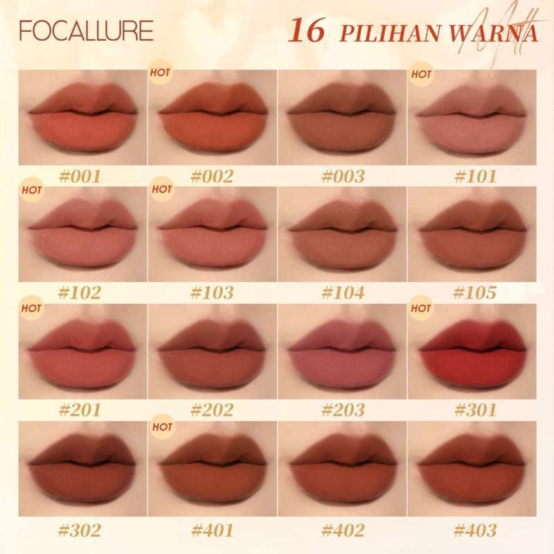 Jual Focallure Pure Matte Lipstick (3,7 Gr) - 002 Di Seller Beauty_cute ...