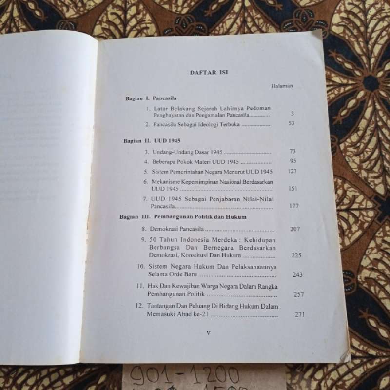 Jual Beberapa Pemikiran Tentang Pancasila Dan Undang - Undang Dasar ...