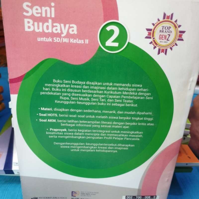 Jual Seni Budaya Kelas 2 Sd/mi Kurikulum Merdeka Di Seller Rumix - Cengkareng Timur, Kota ...
