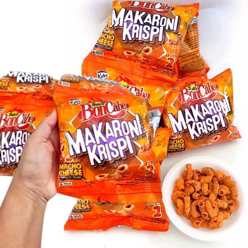 Jual Bon Cabe Makaroni Krispi Keju Pedas Level 10 15 Max Renteng - Big ...