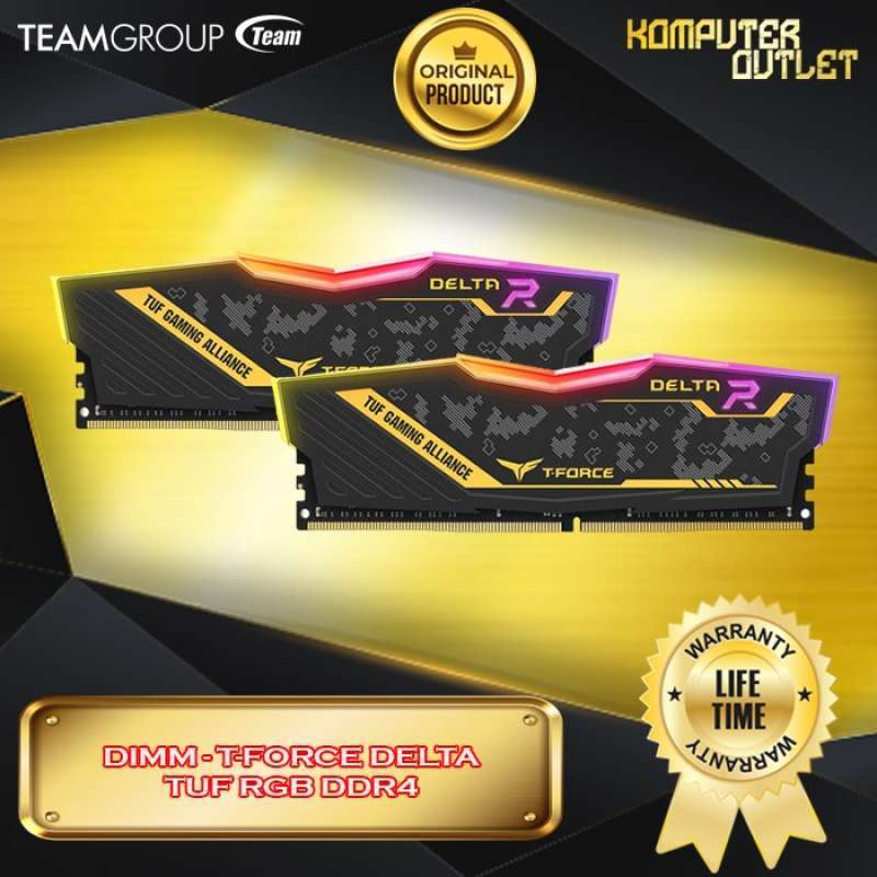 Promo Team T-force Delta Tuf Rgb Ram Ddr4 64gb Kit (32gbx2) 3600mhz ...