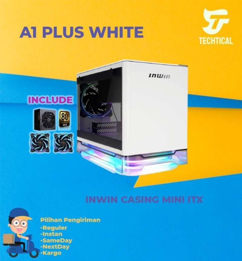 Promo Casing - Inwin A1 Plus White Mini Itx Inc Psu 650w Diskon 23% Di Seller Scrollbox Store ...