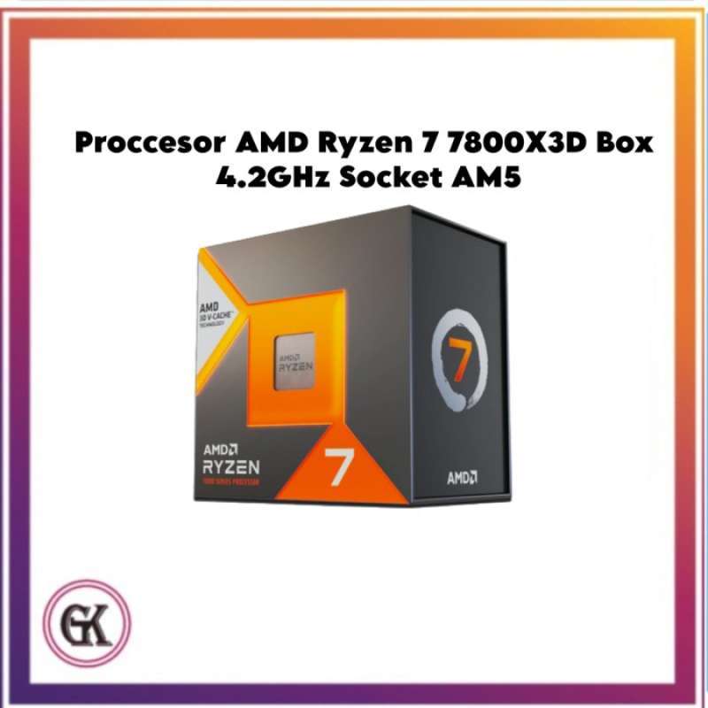 Promo Cpu Ccesor Amd Ryzen 7 7800x3d Box 4.2ghz Socket Am5 Diskon 23% ...