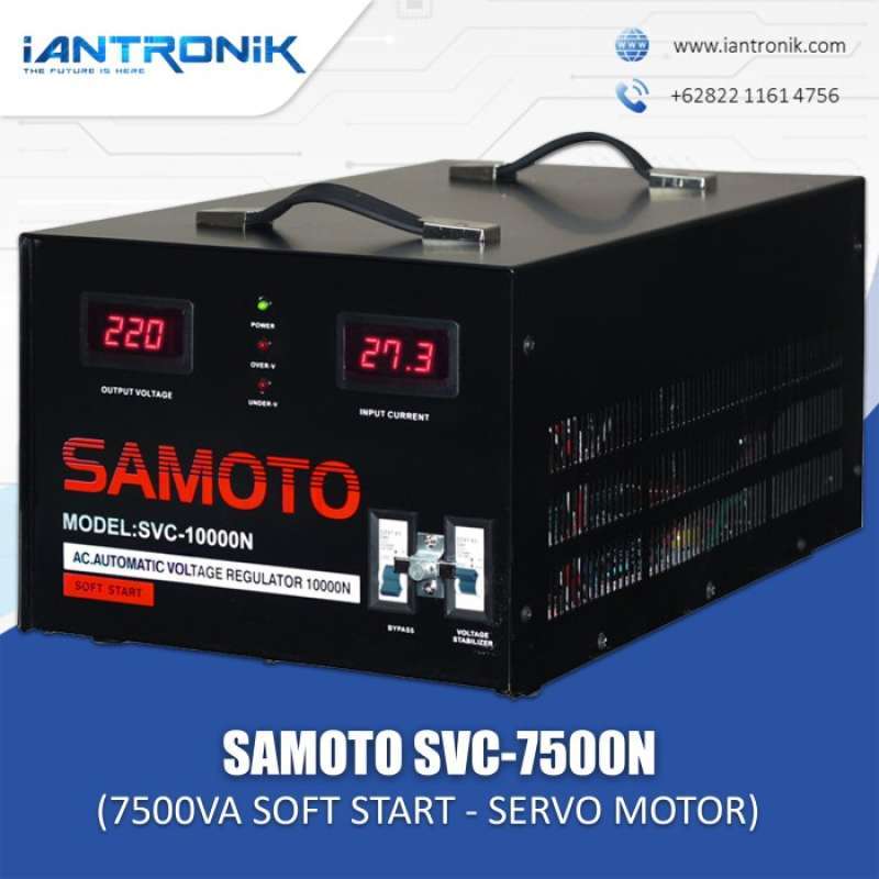 Promo Stabilizer Samoto 10000n / 10000 Va Stavol Listrik Servo Motor ...