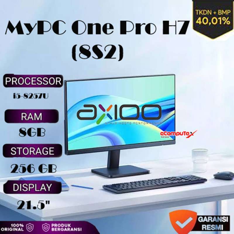 Jual Pc Aio Axioo Mypc One Pro H7 (8s2) I5-8257u 8gb 256 Gb Ssd 21,5 Tkdn - Resmi Di Seller ...
