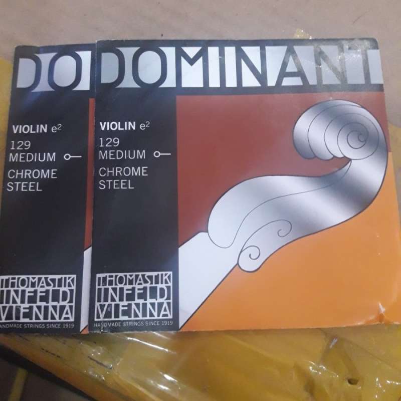 Jual Senar Biola / Violin Dominant E 129 (steel) Di Seller Noelle ...