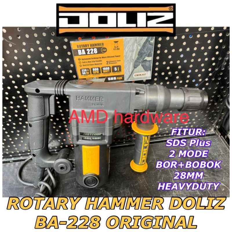 Jual Doliz Ba 228 Mesin Bor Bobok Tembok Beton Rotary Hammer 28mm Ba228 ...