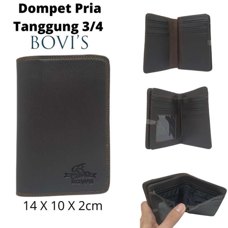 Jual Dompet Pria Tanggung 3/4 Original Bovis Terbaru Anak Muda Harga ...