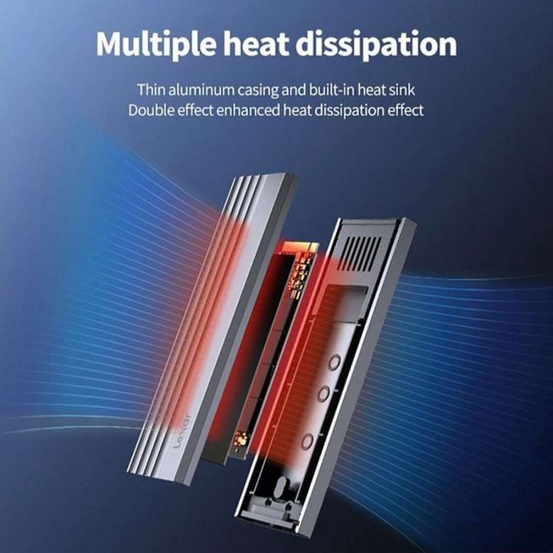 Promo Lexar E300 Ssd Enclosure M.2 Nvme Pcie External Case Usb-c Diskon ...