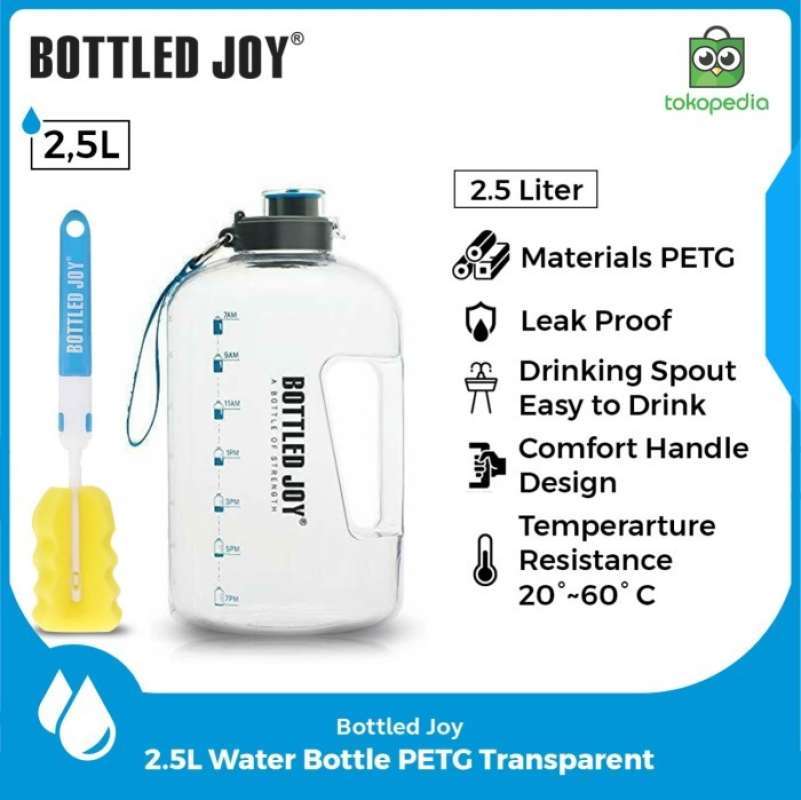Promo Bottled Joy 2.5l Water Bottled Botol Air Minum Ergonomik Diskon ...
