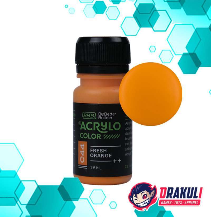 Jual Acrylo Color Paint For Model Kit - Fresh Orange C44 Di Seller ...