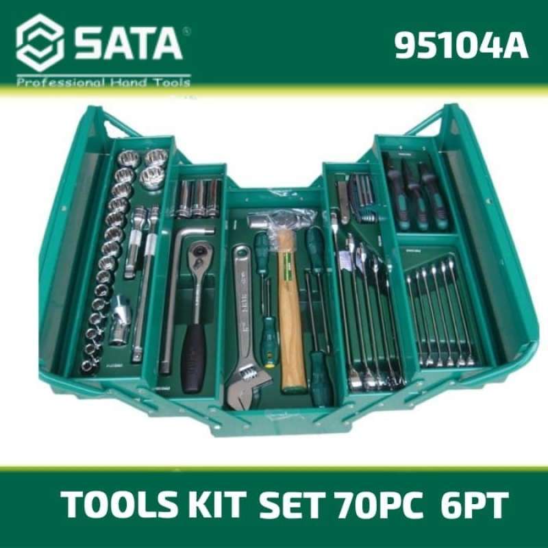 Promo Sata 95104a-70 6pt Cantilever Alat Pertukangan Tool Box Kit Set ...
