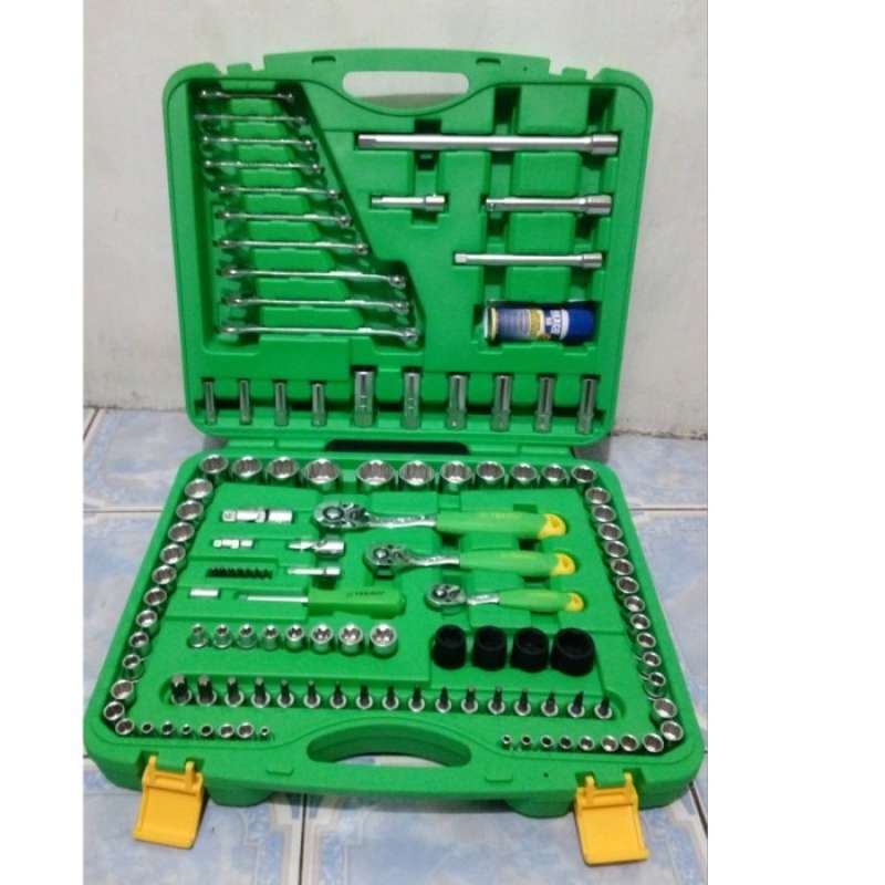 Promo Kunci Sok 12 Pt Tool Set 120 Pcs 1/4-3/8-1/2 Plastic 12 Pt Diskon ...