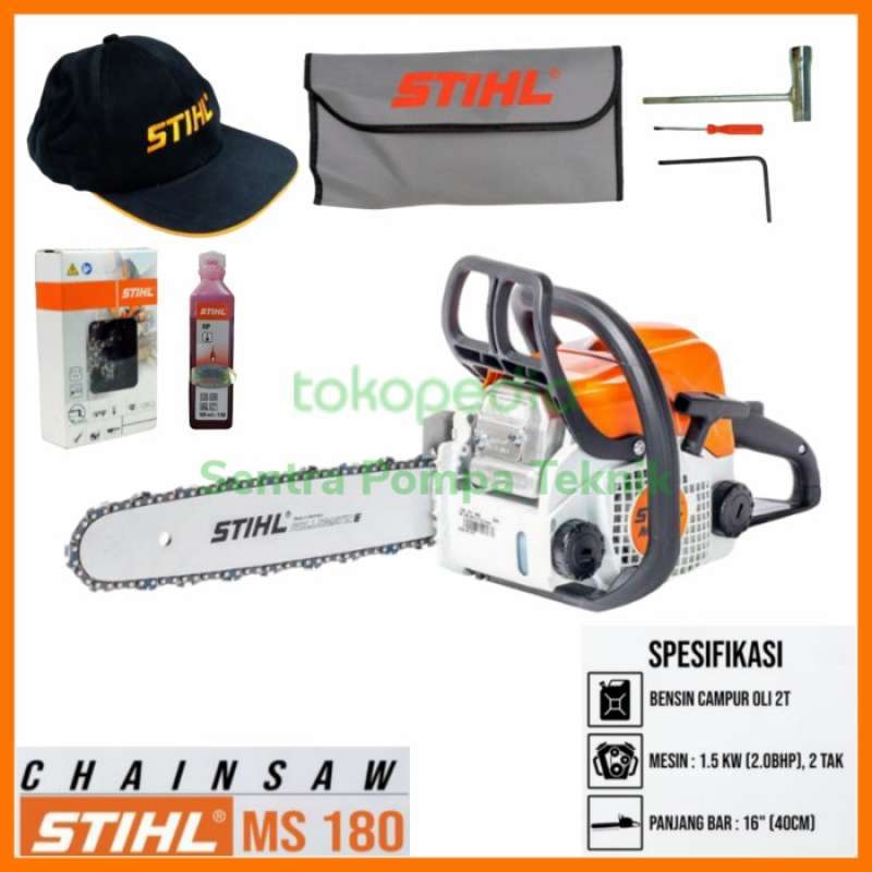 Promo Chainsaw Stihl Ms 180 16 Inch Mesin Gergaji Potong Kayu Stihl Ms 180 Diskon 23% Di Seller ...