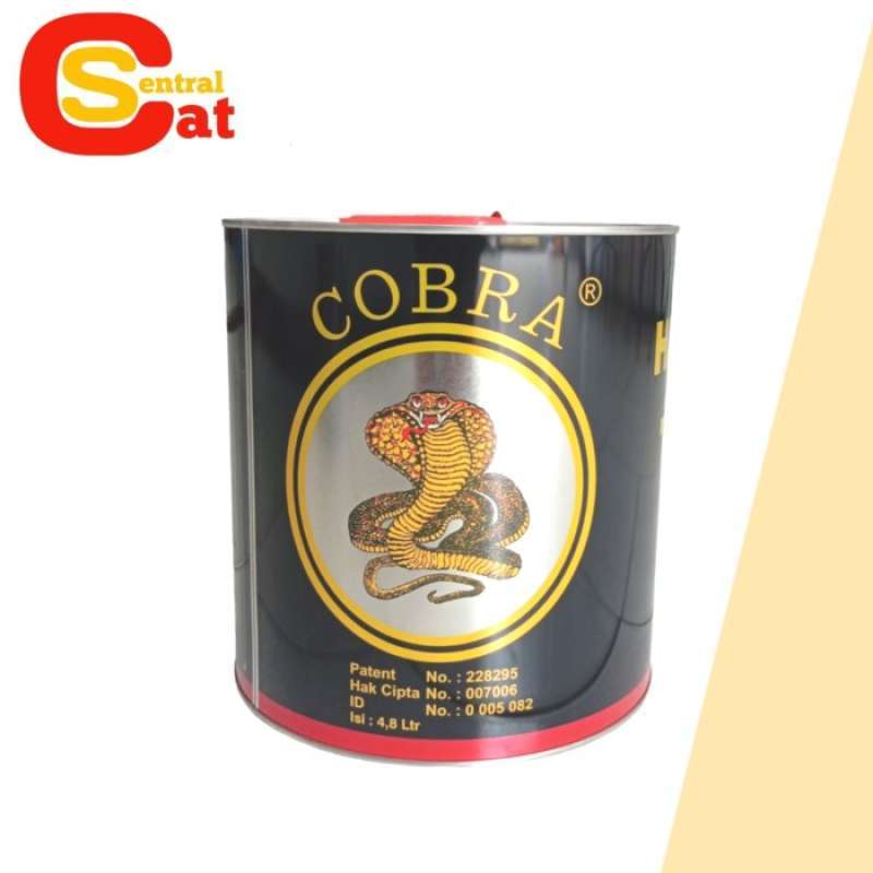 Promo Thinner Cobra Hitam (hg) 5 Liter Galon Diskon 23% Di Seller Kulee ...