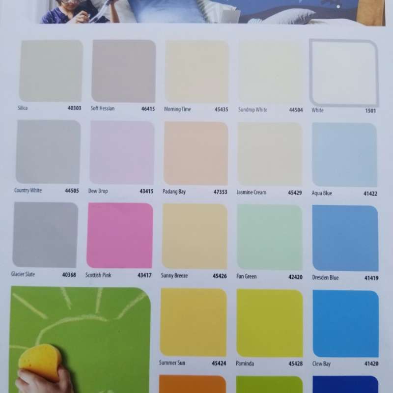 Promo Dulux Easy Clean Putih 1501/ Warna / 2.5 L / Cat Anti Noda Galon ...