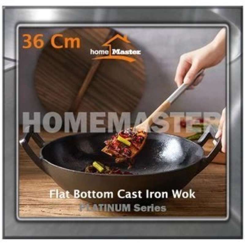 Promo Wajan Kuali Baja Hitam Import Wok Iron Black /wajan 40 Cm Diskon ...