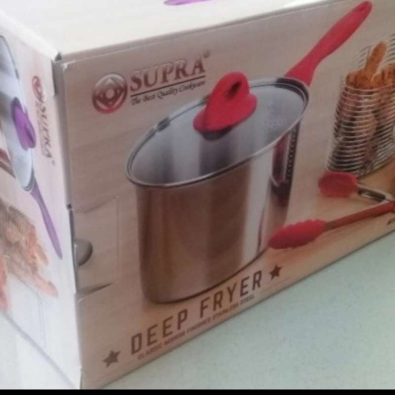 Promo Panci Penggorengan Deep Fryr Mirror 20cm Stenlisstel Supra Diskon ...