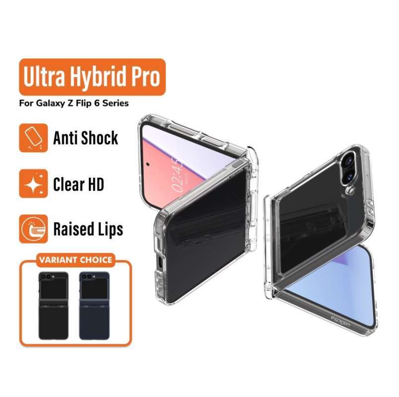 Promo Case Samsung Galaxy Z Flip 6 Spigen Ultra Hybrid Pro Clear Slim ...