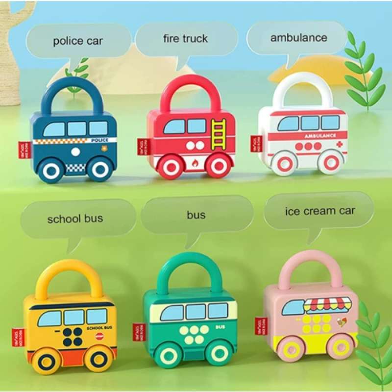 Promo Mainan Set Key Mainan Anak Kunci Gembok - Putih Ambulance Diskon ...