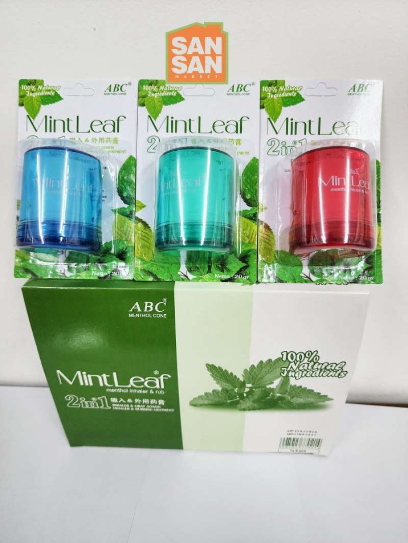 Jual Menthol Abc 2 In 1 Inhaler & Obat Gosok 20 Gr Di Seller Sansan ...