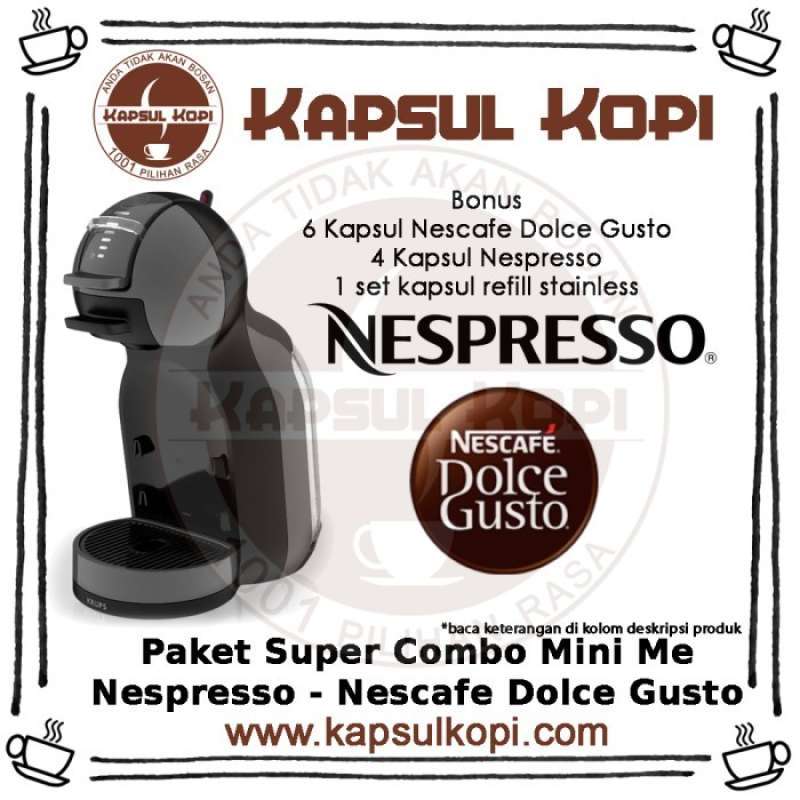 Promo Mesin Mini Me Super Combo Nescafe Dolce Gusto Nespresso ...